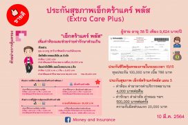 ประกันสุขภาพเอ็กตร้าแคร์ พลัส (Extra Care Plus) - Money and Insurance